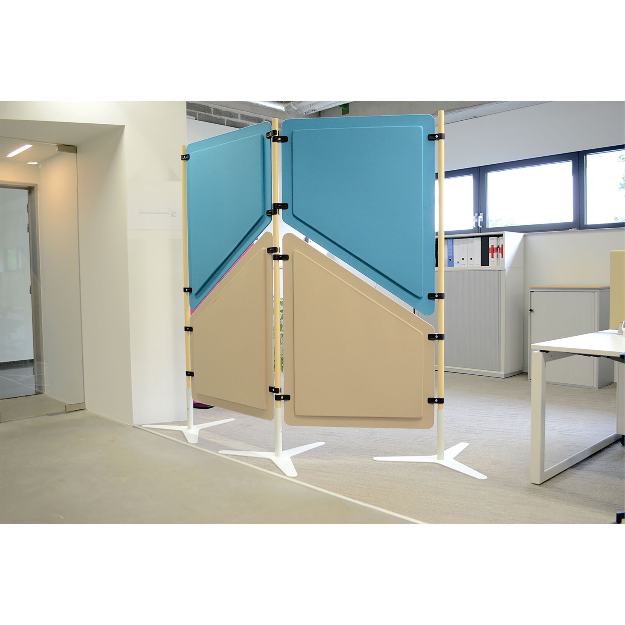 Piètement (base et poteau) pour cloison GARY - FEET