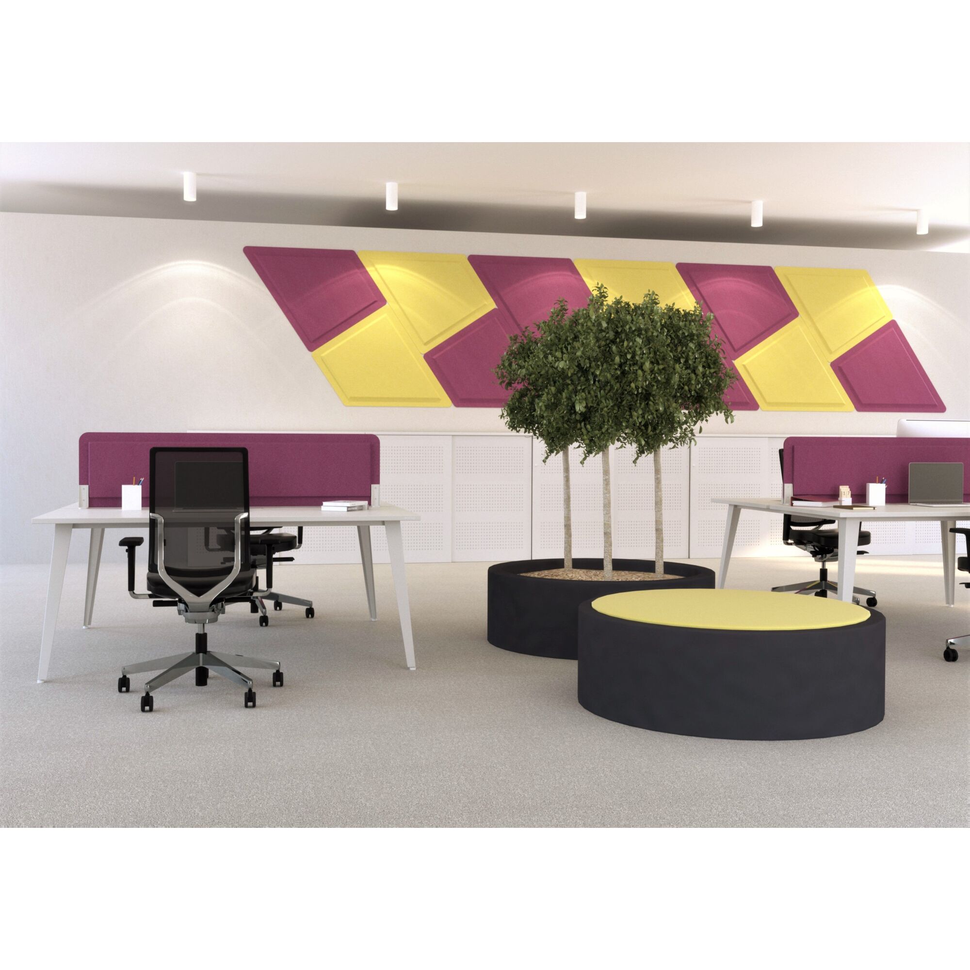 Cloison acoustique GARY DESK - 120 cm