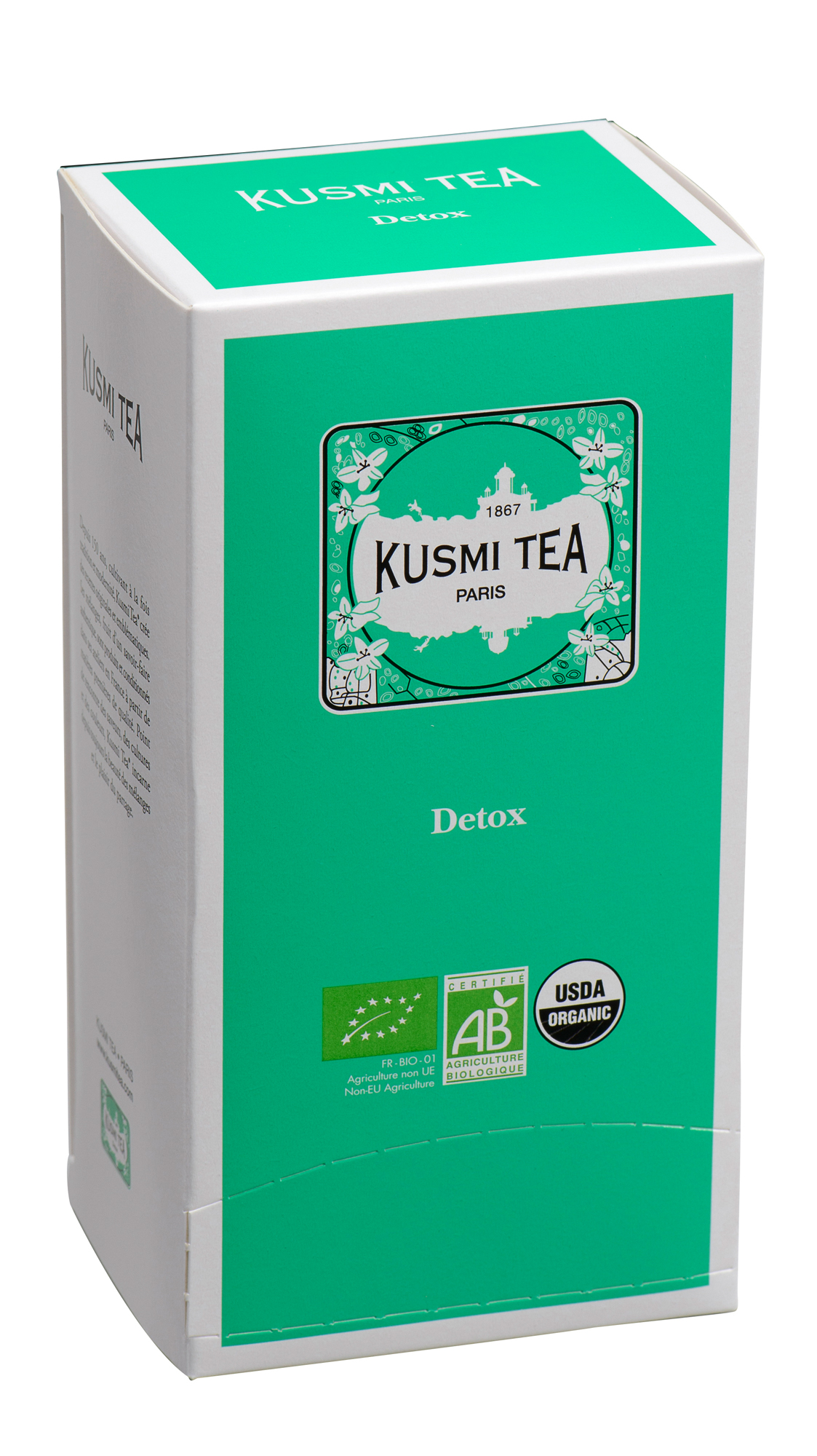 Thé Détox Bio Kusmi Tea - Boîte de 25 sachets