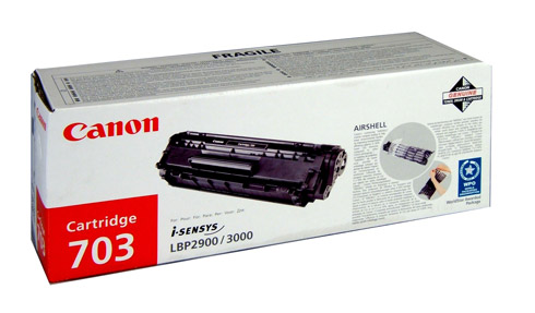Canon CRG-703 tóner original negro de capacidad estándar (2000 páginas ...