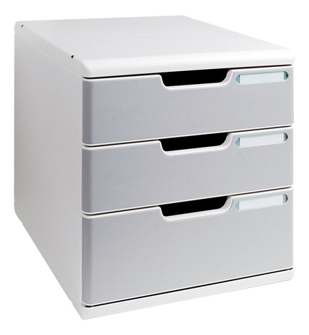 Modulo, 3 coloured drawers
