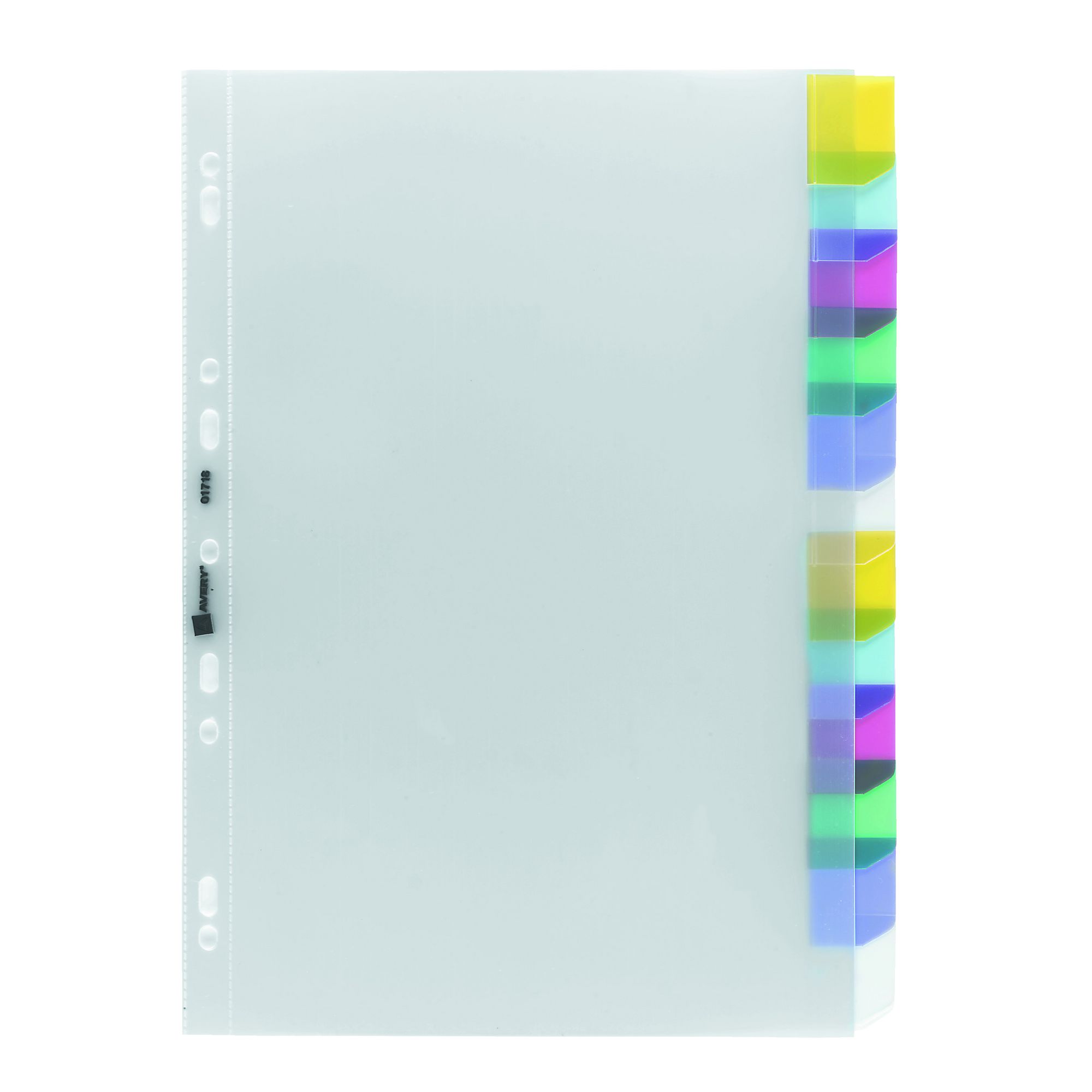 Intercalaire A4 polypropylène transparent Oxford 12 onglets neutres ...