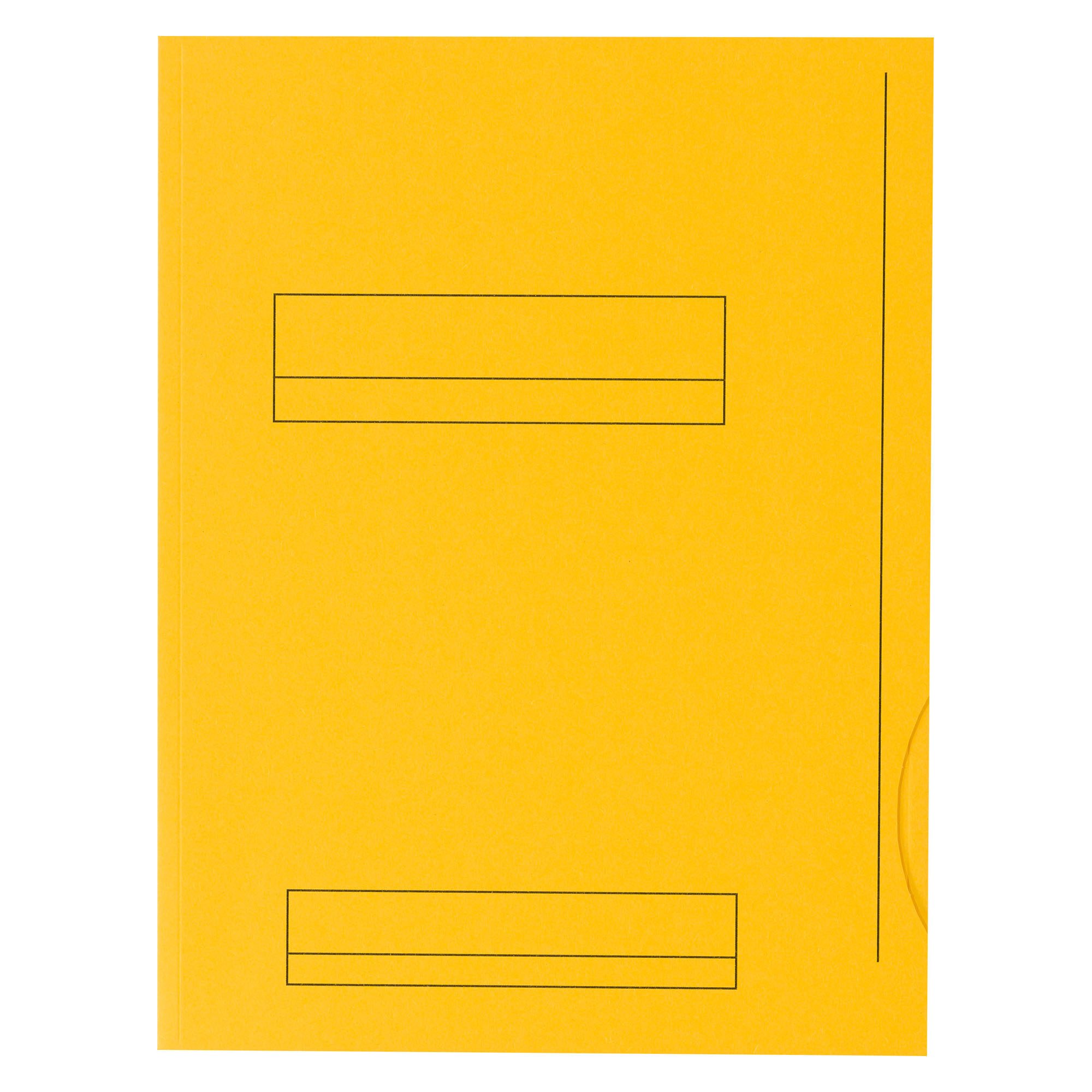 Pack 50 dossiermappen 2 kleppen Fast 24 x 32 cm levendige kleuren