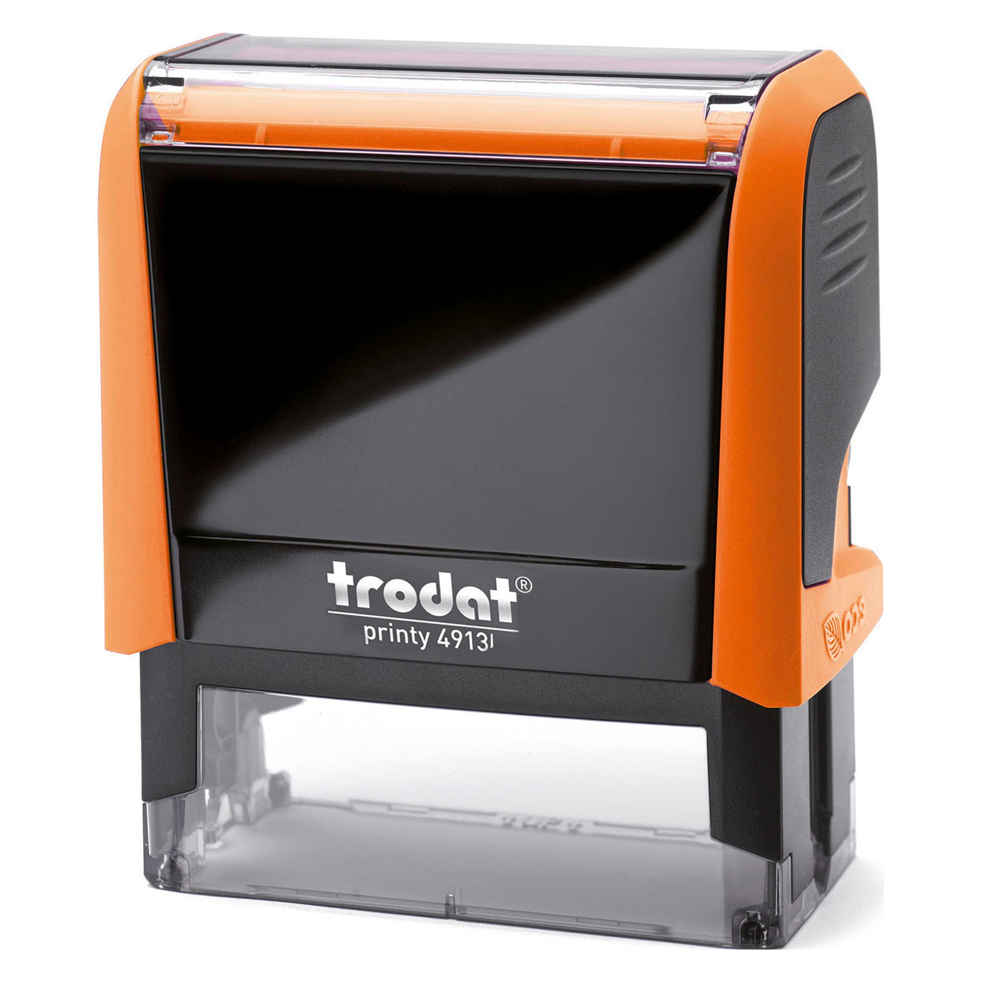 Tampon texte personnalisable Printy 4910 Trodat monochrome 2 lignes