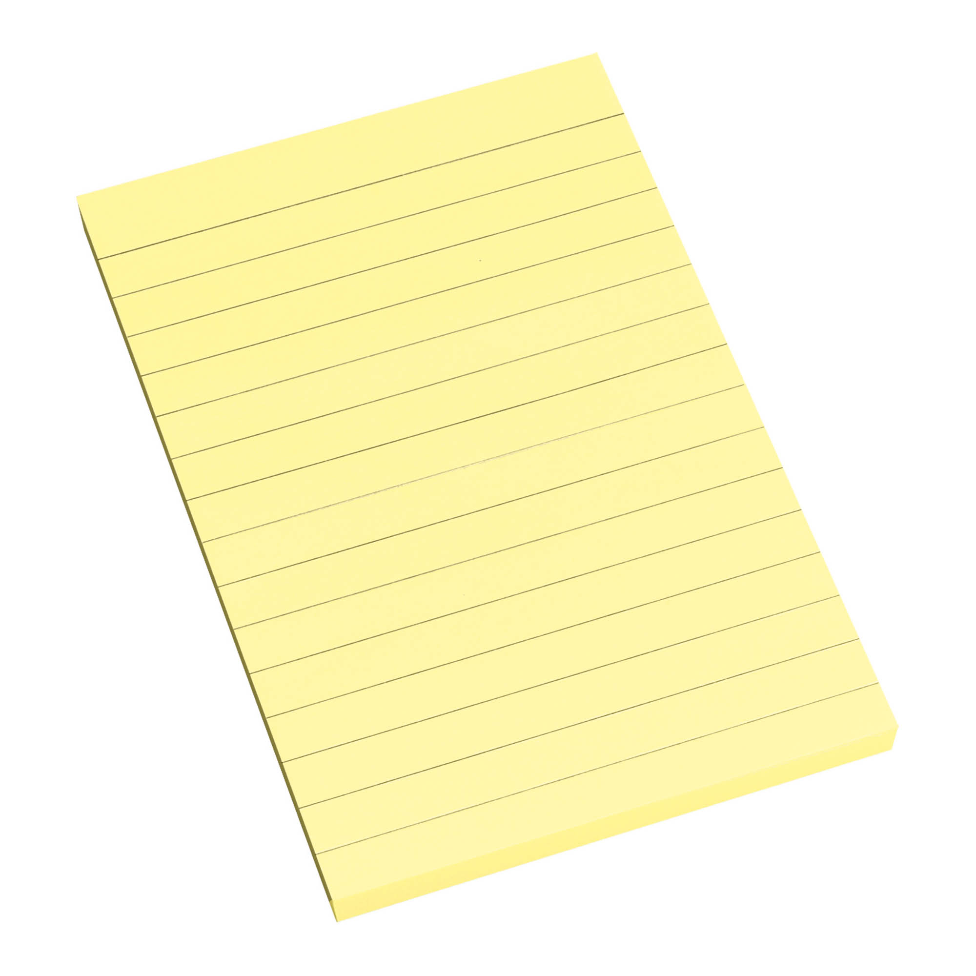 Bloc-notes ligné repositionnable jaune vif Bruneau 100 x 150 mm - bloc ...