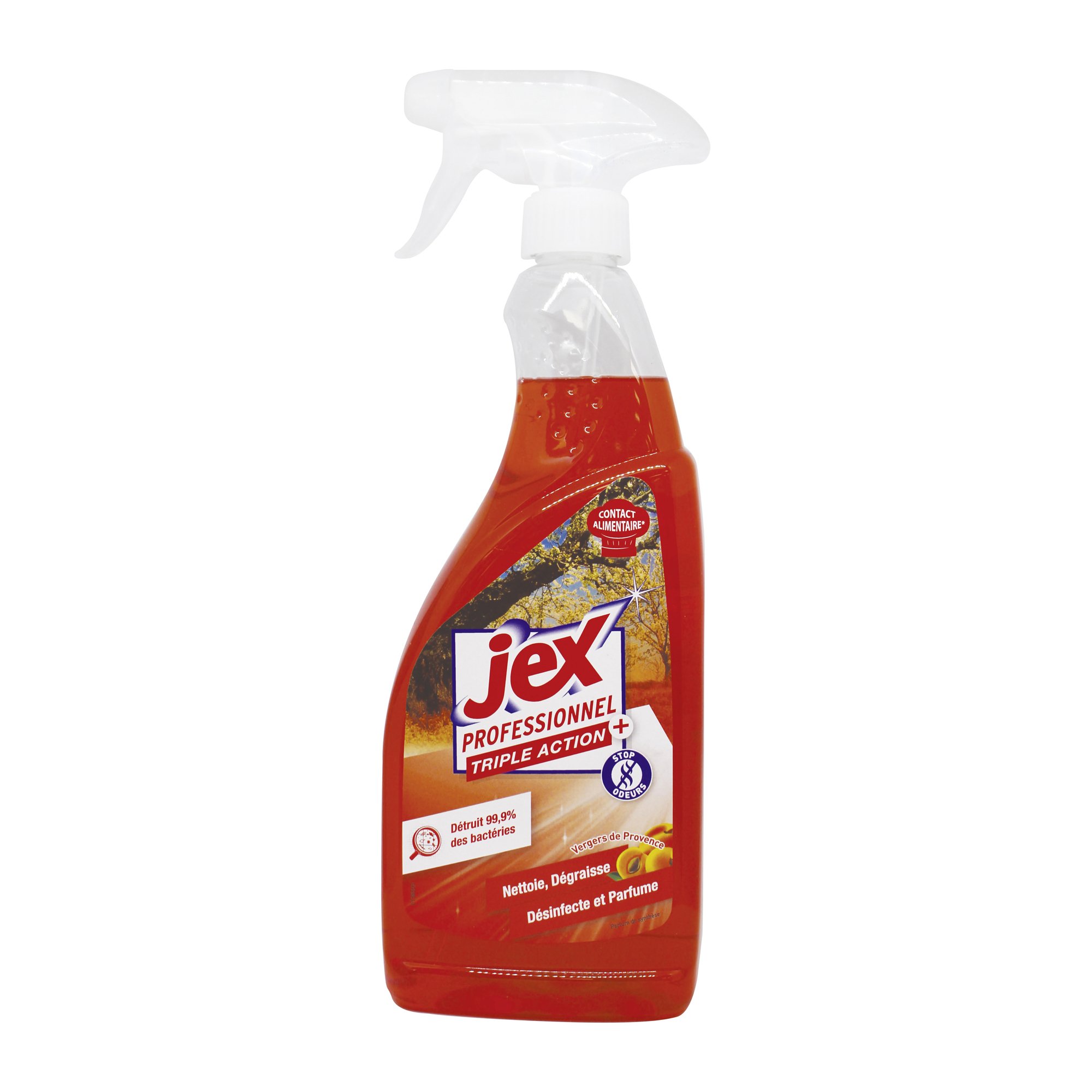 Nettoyant triple action Vergers de provence Jex Professionnel - Spray ...