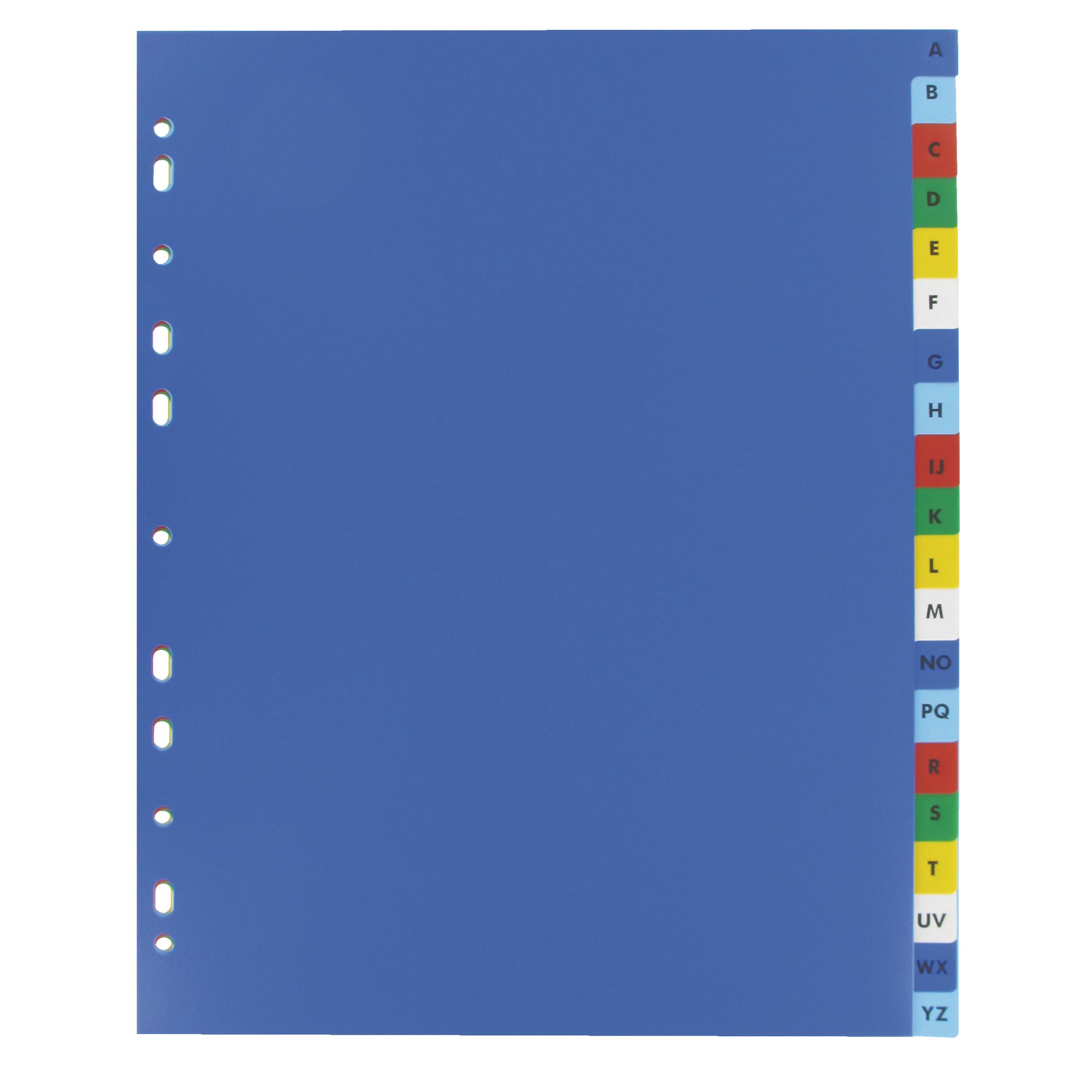 Dividers A4+ colored polypropylene Elba 20 alphabetical tabs ...