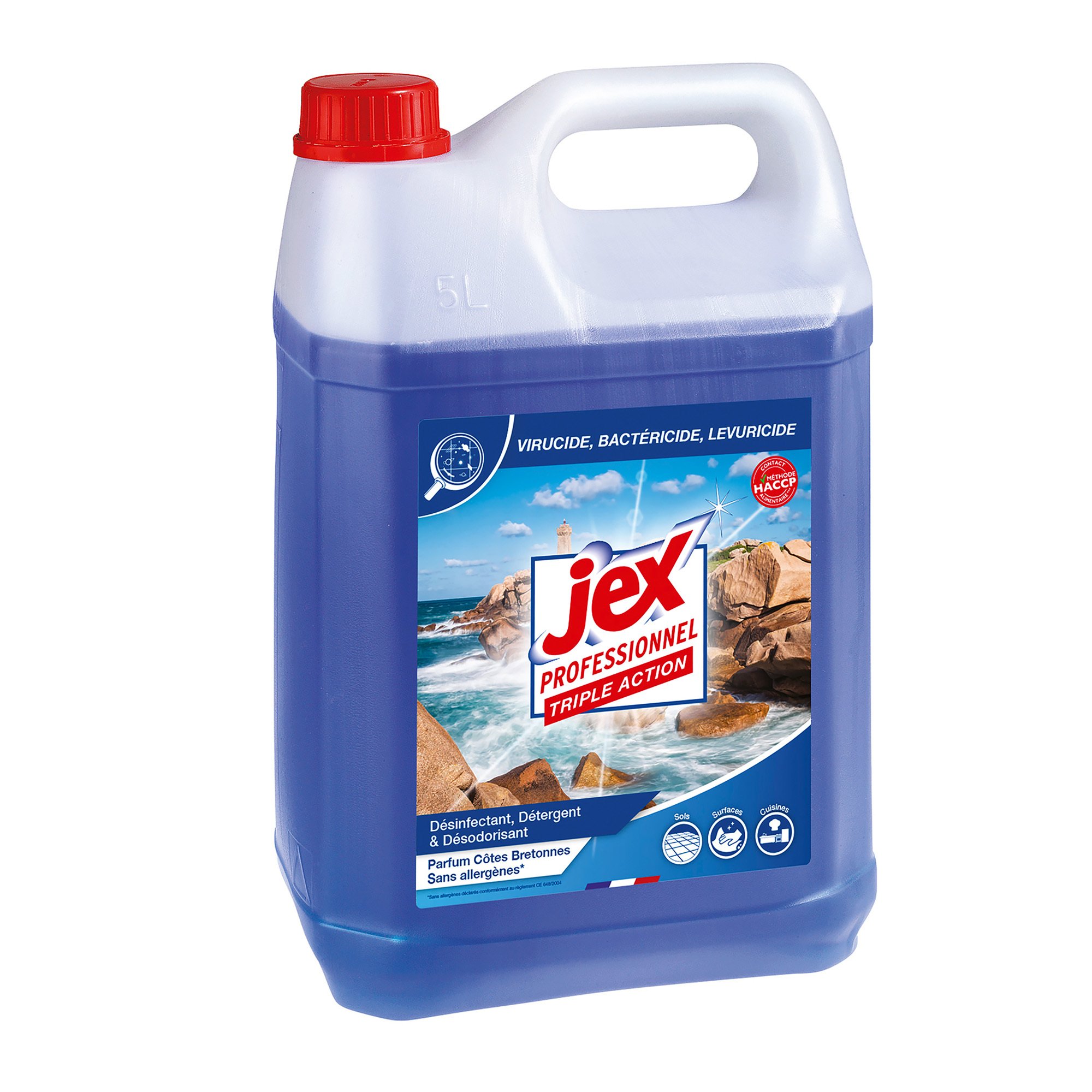 Nettoyant désinfectant Jex professionnel Triple Action Côtes bretonnes ...