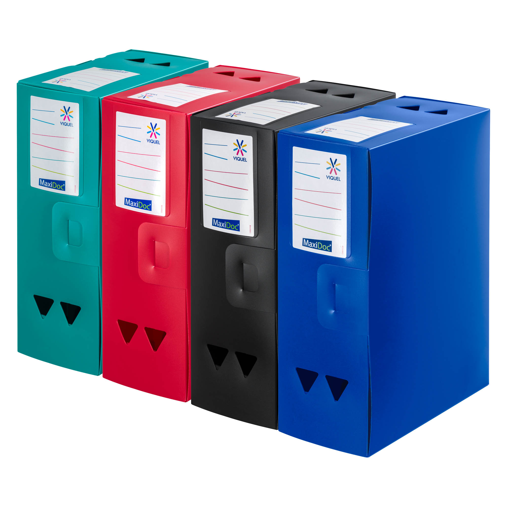 Maxi-doc box, back 12 cm, assorted colours