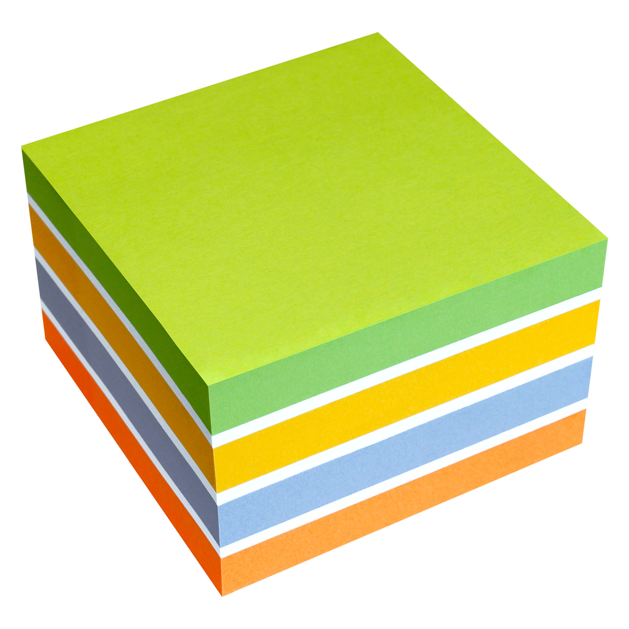 Bloc-cube repositionnable Spring Info-Notes 75 x 75 mm - bloc de 450 ...