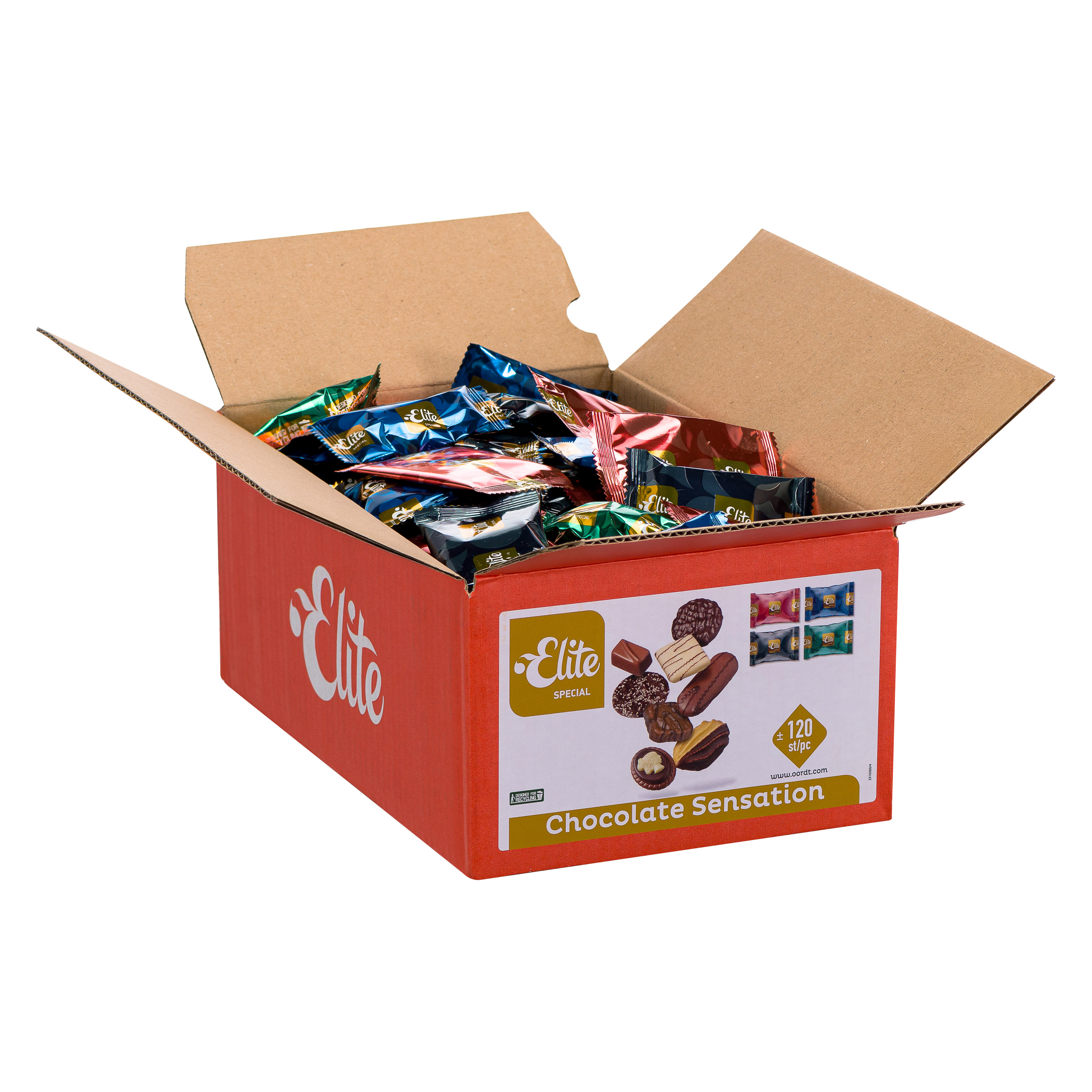 Biscuits Chocolate Sensations assortiment Elite - Carton de 120 pièces