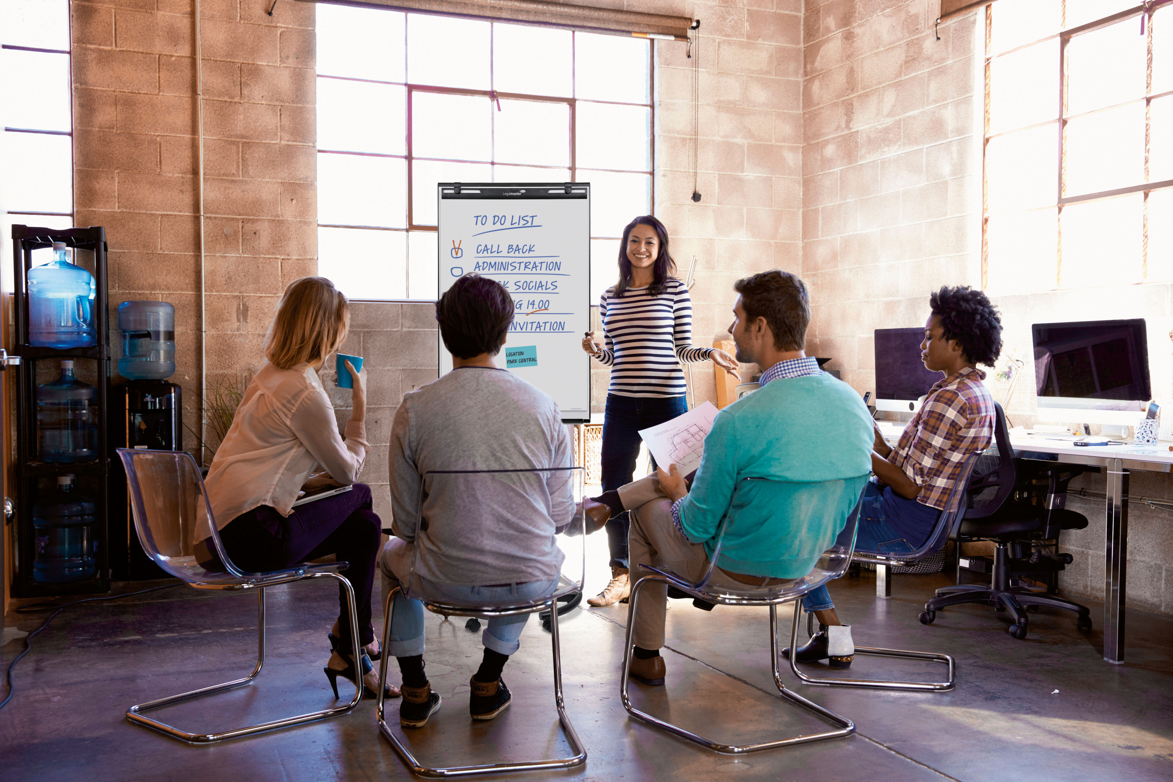 Paperboard - chevalet de conférence mobile Economy Triangle