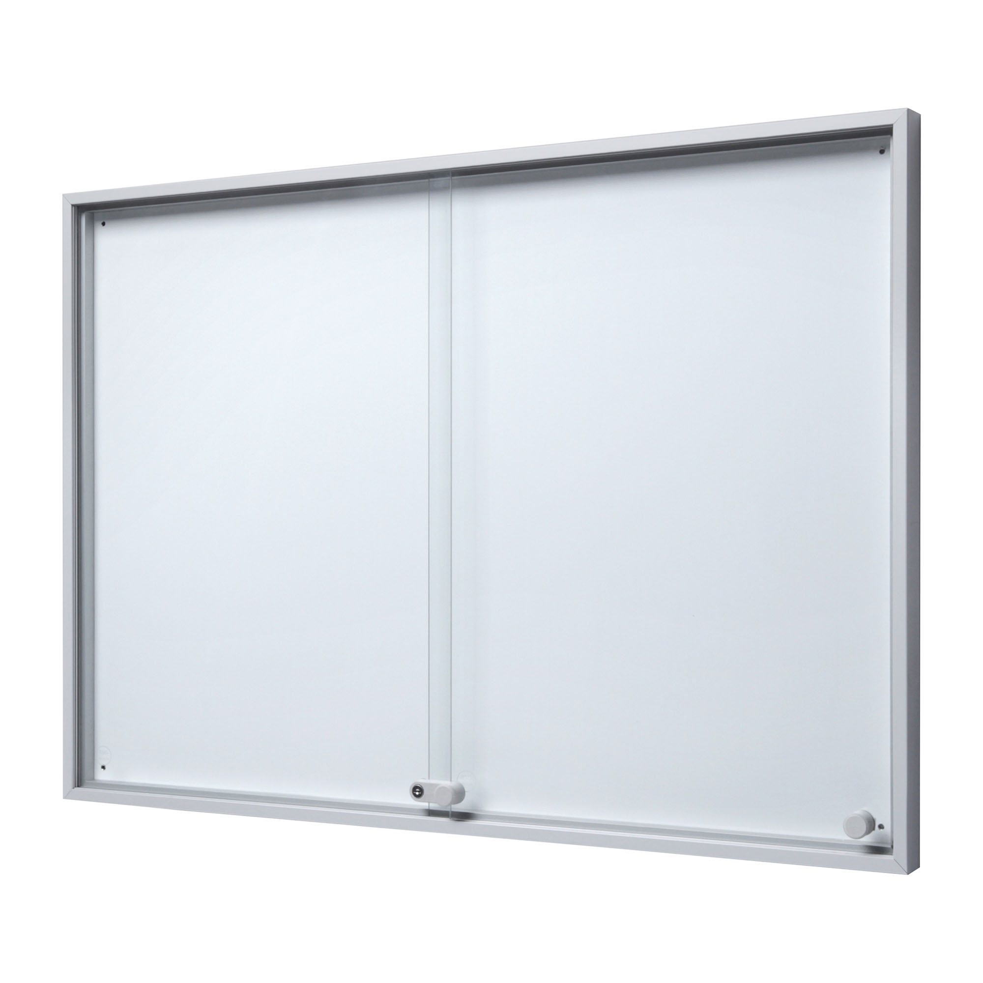 Vitrina de interior fondo acero lacado - 8 hojas en bruneau.es