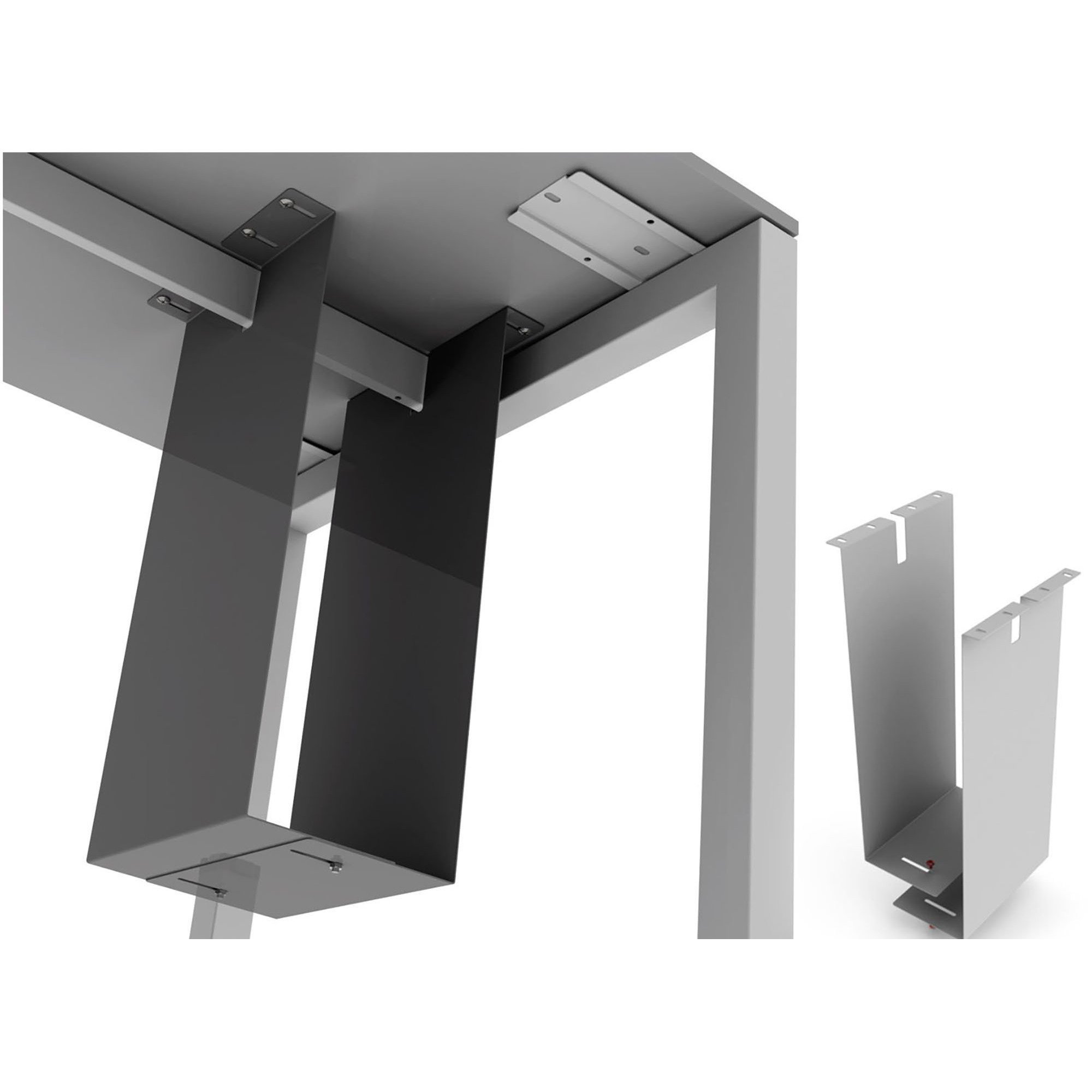 Support suspendu universel pour unité centrale réglable en largeur H 58 ...