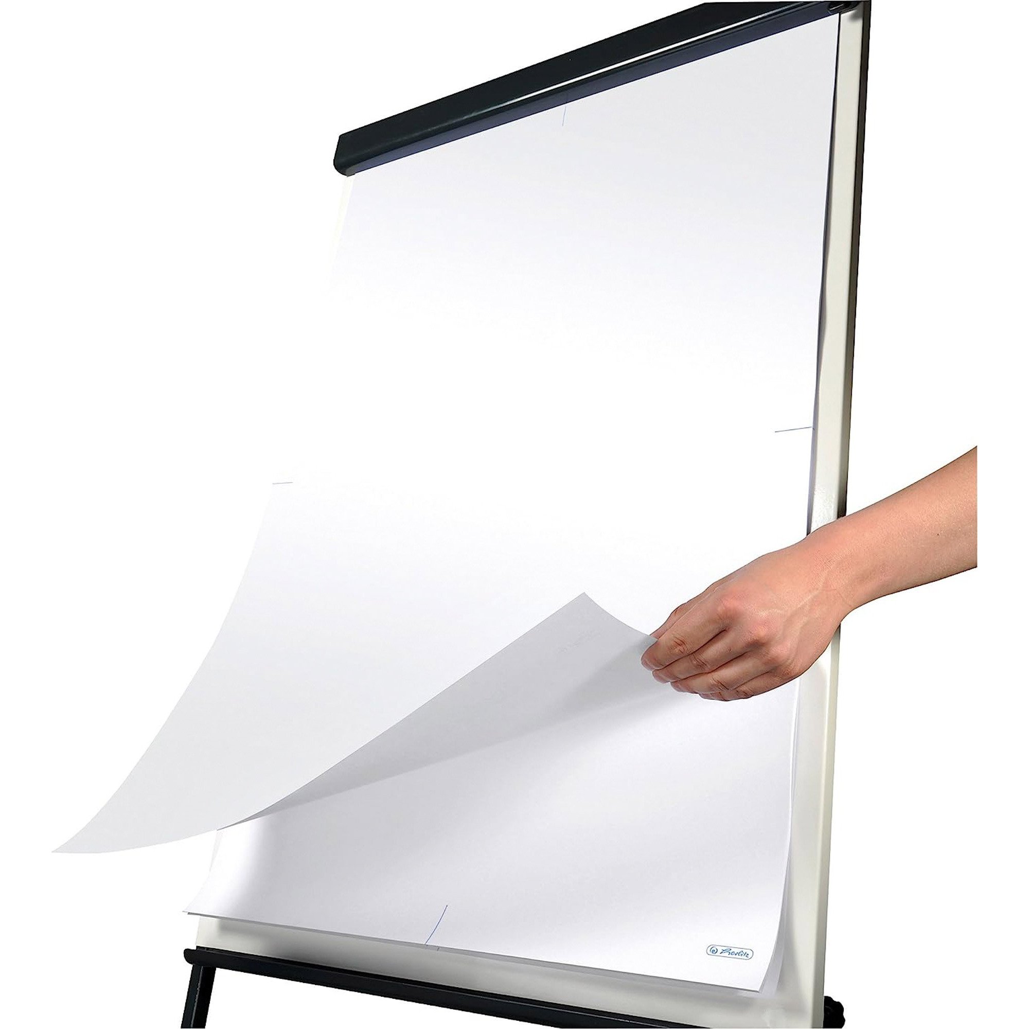 Bloc paperboard 20 feuilles de papier blanc Herlitz 68 x 99 cm