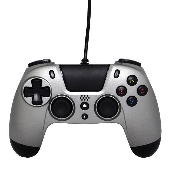 CONTROLLER VX4 TITANIUM CABLATO PER PS4/PC ERGONOMICO CON LAYOUT ...