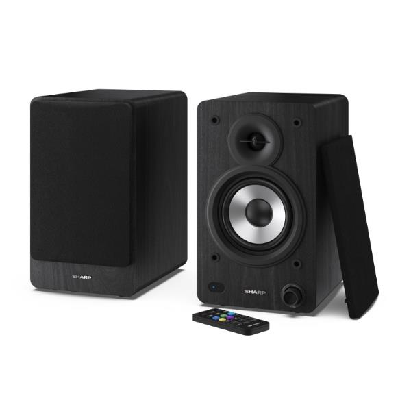 Sharp Bookshelf Speakers 2-vie Nero Con cavo e senza cavo 60 W su ...