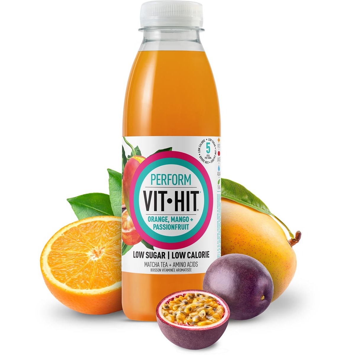 Vit Hit vitaminedrank Perform, flesje van 50 cl, pak van 12 stuks