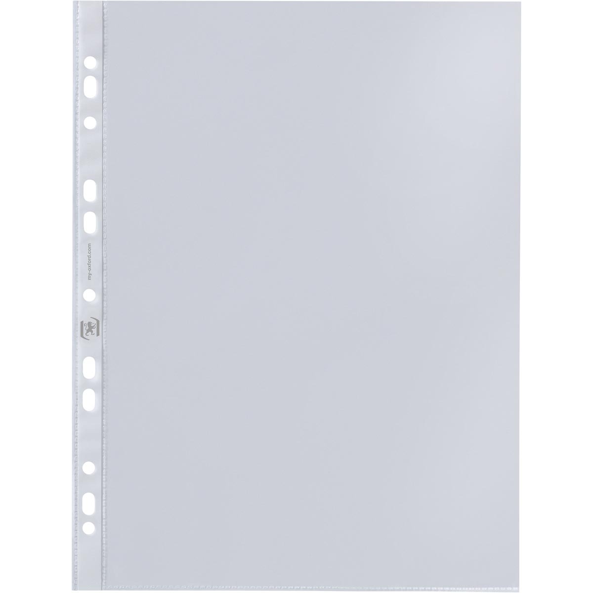 Oxford showtas, A4, uit glasheldere PP, 11-gaatsperforatie, 50 micron ...