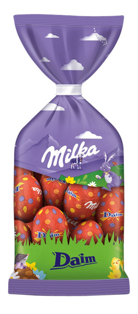 Chocolade Milka paaseitjes puur zak à 12/13 stuks