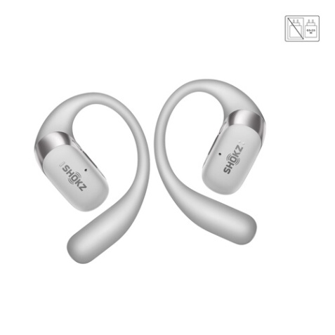 Ecouteurs Shokz TWS A CONDUCTION AERIENNE OPENFIT 2 PLUS SILVER