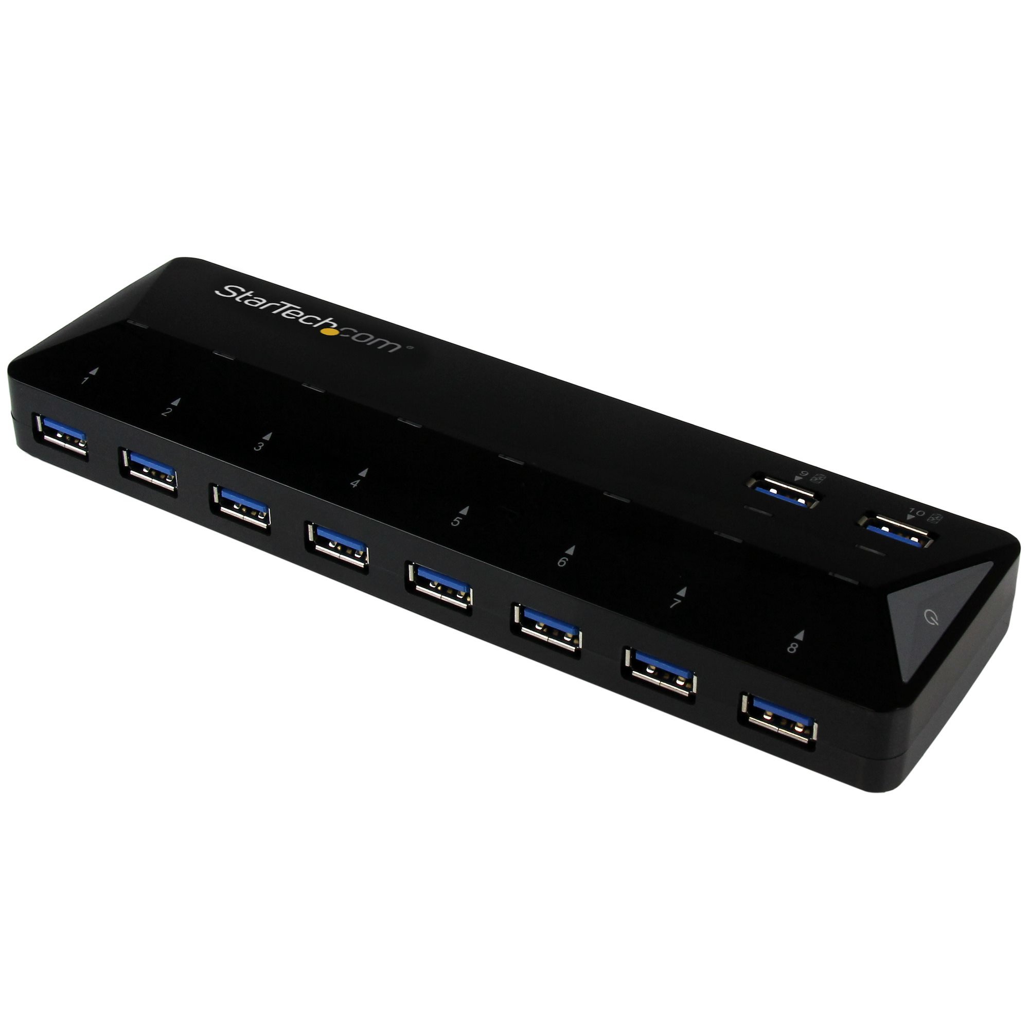 StarTech.com Concentrateur USB 3.0 (5Gbps) 10 ports avec Ports de ...