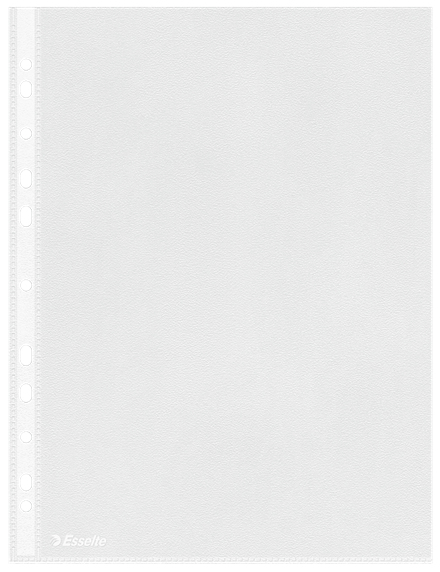 Sachet de 50 pochettes perforées A4 en polypropylène grainé 4.3/100eme ...