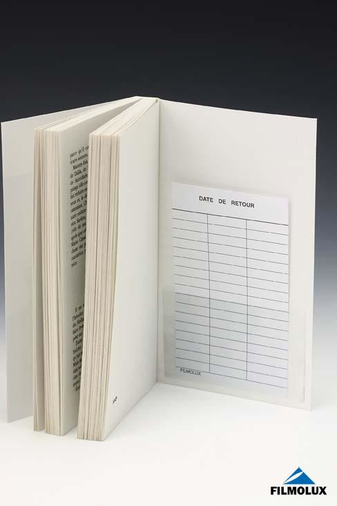 Rouleau de 500 coins adhésifs porte-fiche 95 x 135 mm et fiches ...