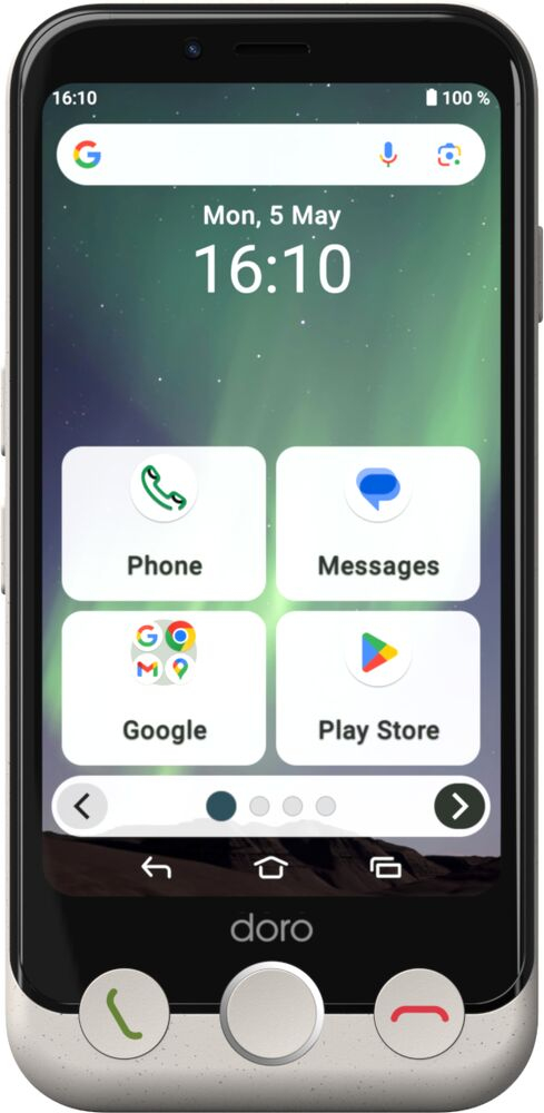 Doro Aurora A10 11,4 cm (4.5") Double SIM Android 14 4G USB Type-C 4 Go ...