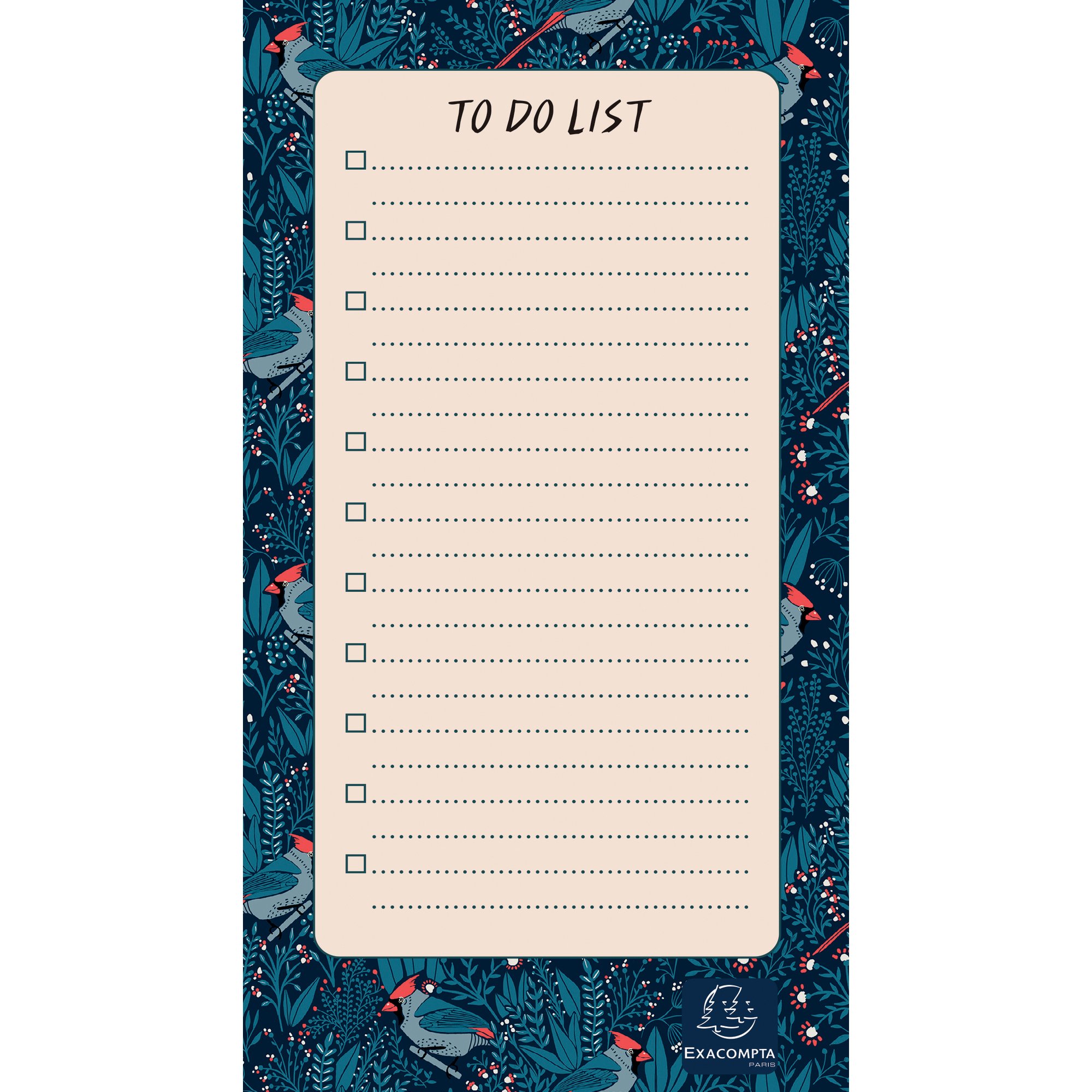 To Do List Color Design 10 x 18 cm - Coloris aléatoire