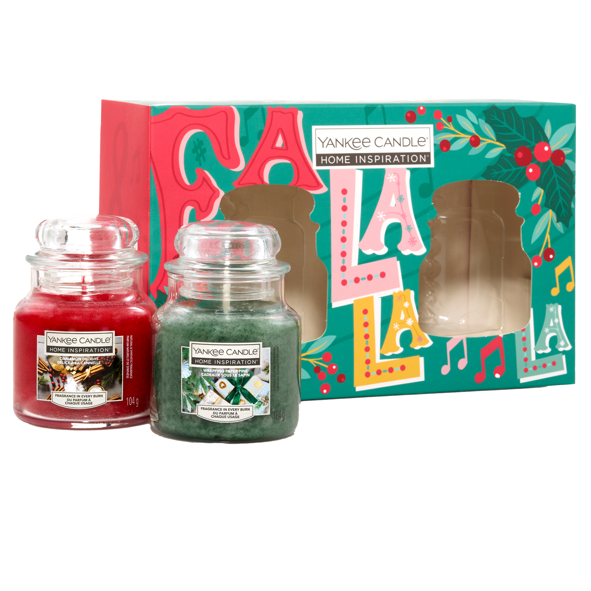 Candele Giara - Cinnamon Delight/Wrapping Paper Pine - Yankee Candle ...