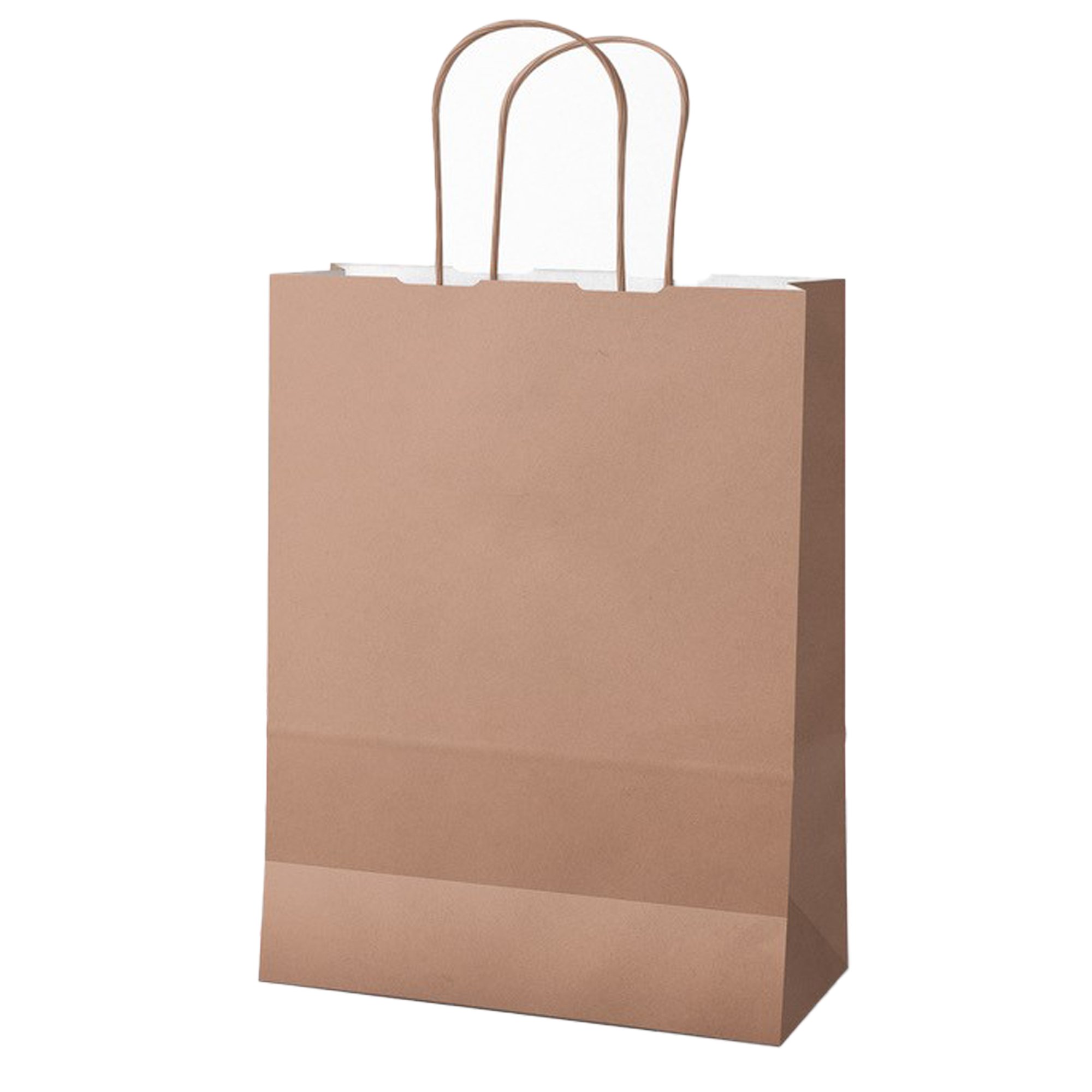 Shopper Twisted - maniglie cordino - 26 x 11 x 34,5 cm - carta kraft ...