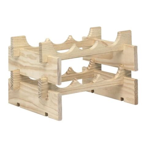 Casier à bouteilles - Merlot - 6 emplacements - H : 25 cm - L : 39 cm - P