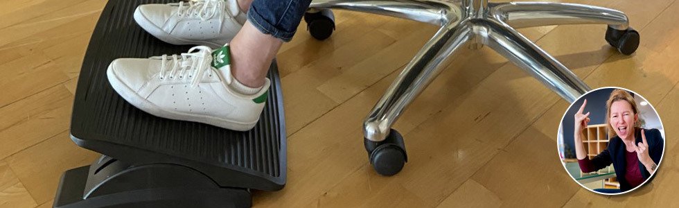 Le test du repose-pieds